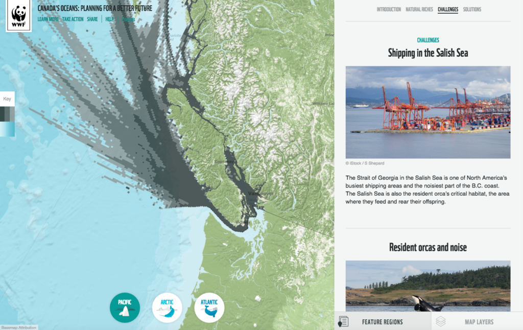 Interactive Map Fosters Understanding of Canada's Oceans - Water Canada