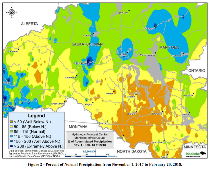 Manitoba's Hydrologic Forecast Centre Releases First 2018 Flood Outlook